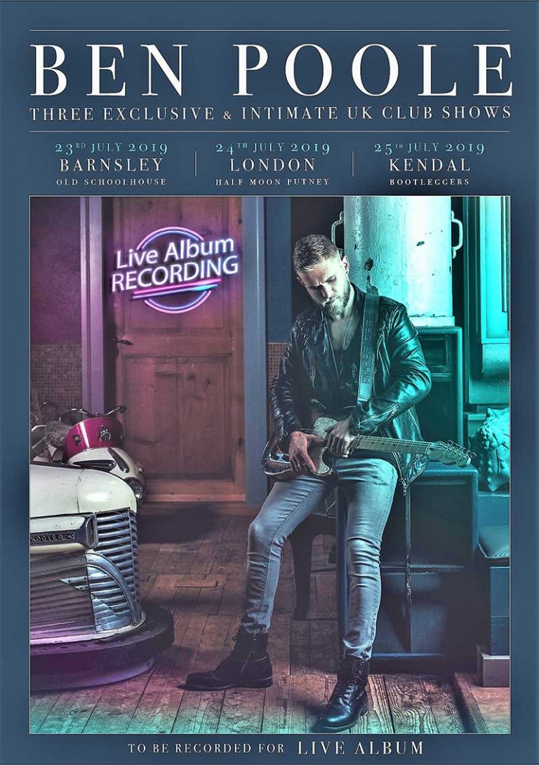 Ben Poole Records New Live Album - RAMzine