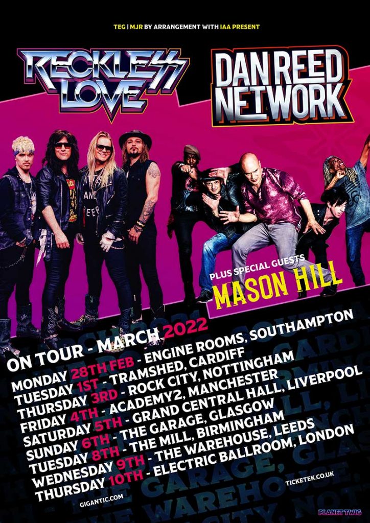 Dan Reed Network Reschedule UK Tour - RAMzine